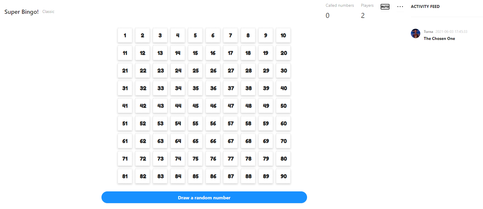 Live Bingo